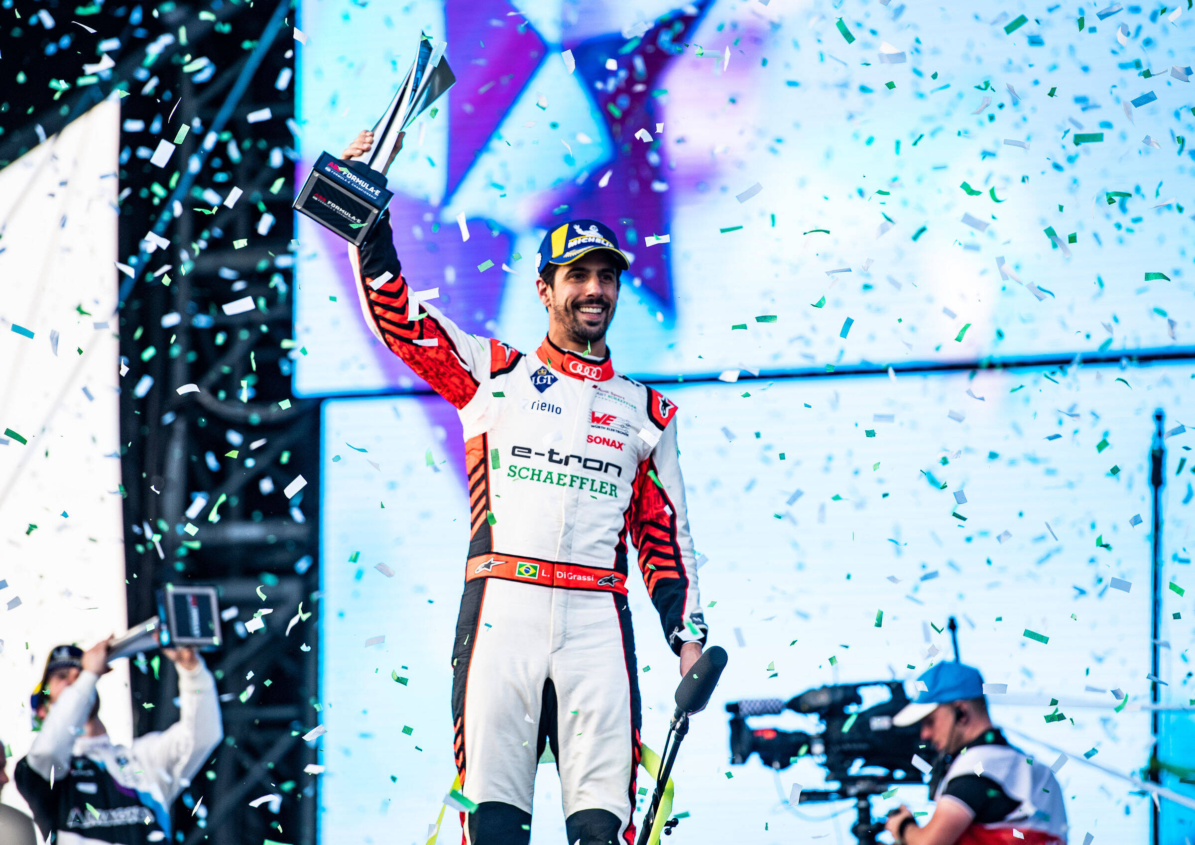 Lucas di Grassi celebrates Formula E podium in Riyadh - Audi Tuning, VW ...