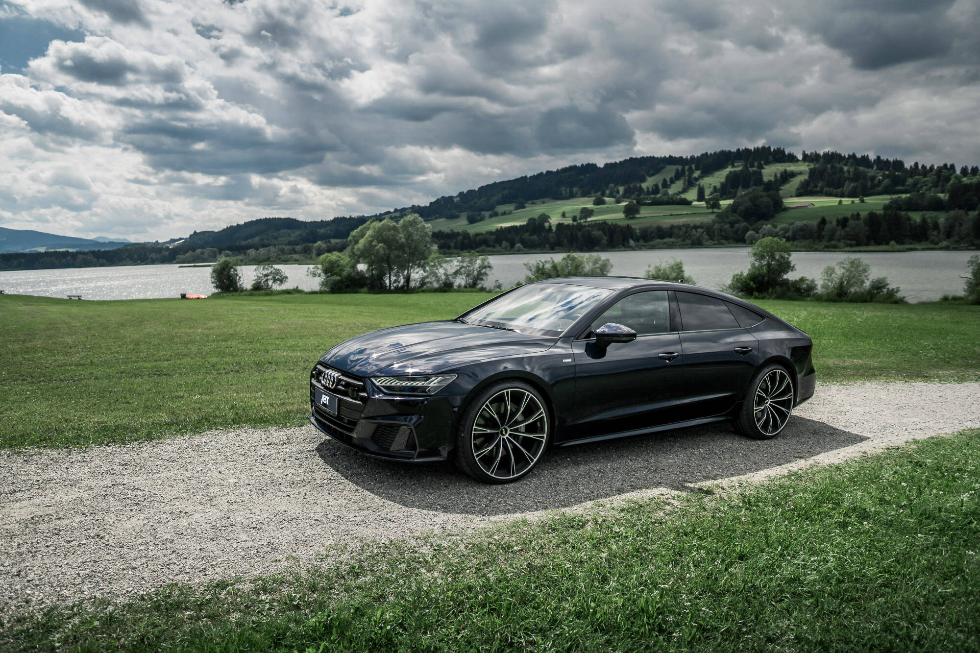 Number 55 extra-strong: ABT Audi A7 3.0 TFSI with 425 HP and 22 inch ...