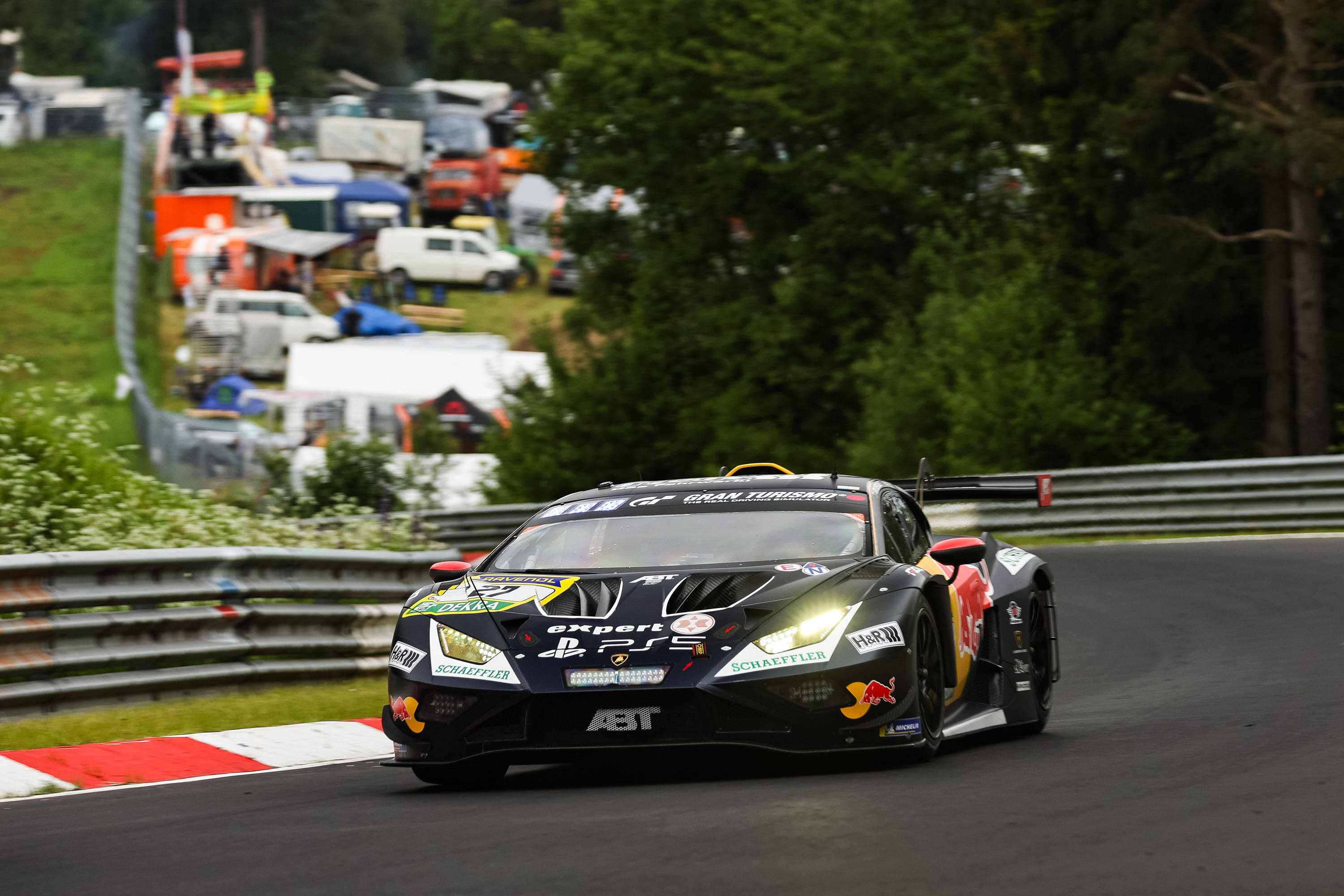 Red Bull Team ABT finishes fifth in curious Nordschleife race - Audi ...