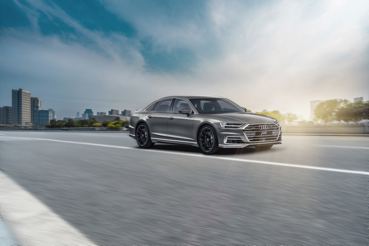 ABT aerodynamic package gives Audi A8 a distinctively sporty visual ...